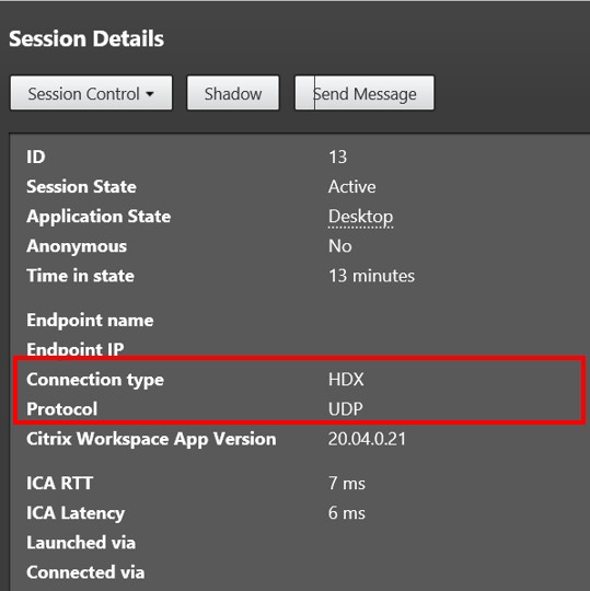 How to Validate Citrix HDX Enlightened Data Transport (EDT) Protocol is ...