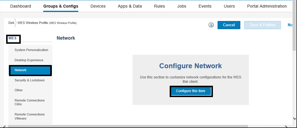 How to export and push wireless profiles to Windows Embedded Dell Thin ...