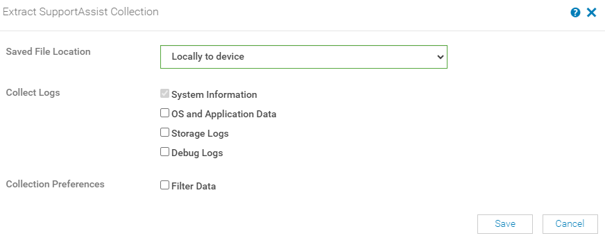 How to gather a SupportAssist Collection from OpenManage Enterprise ...
