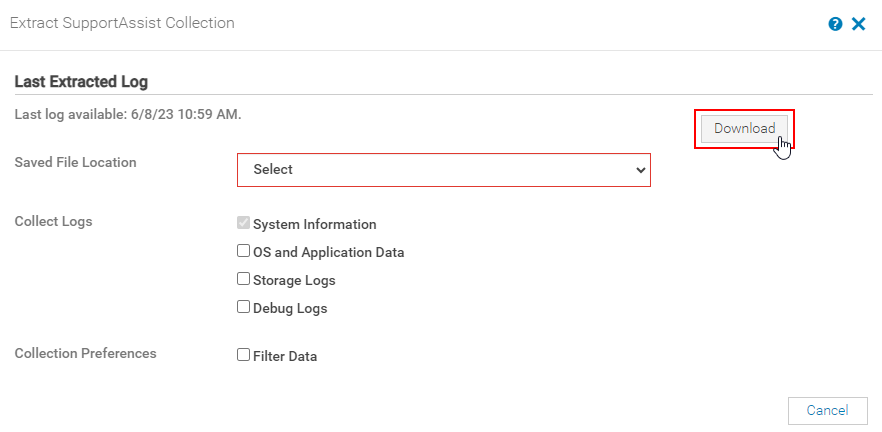 How to gather a SupportAssist Collection from OpenManage Enterprise Modular | Dell US