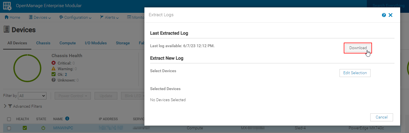 How to gather a SupportAssist Collection from OpenManage Enterprise Modular | Dell US