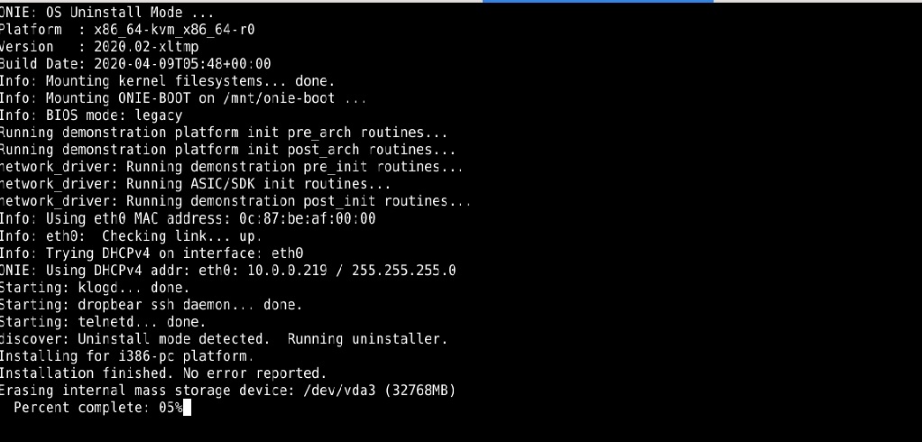 Dell Networking SONiC OS Fresh Install using ONIE Install | Dell US