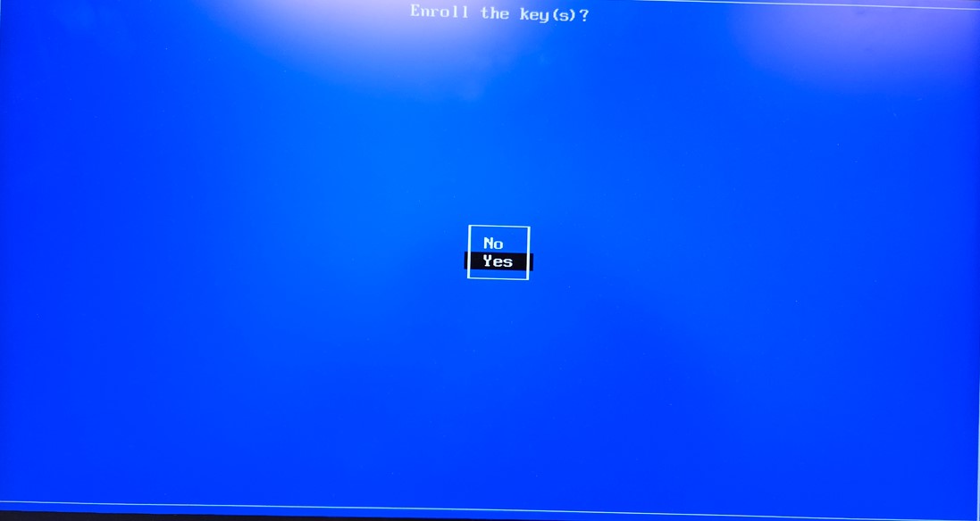 Message MOK lors du démarrage de Linux avec Secure Boot activé | Dell Togo