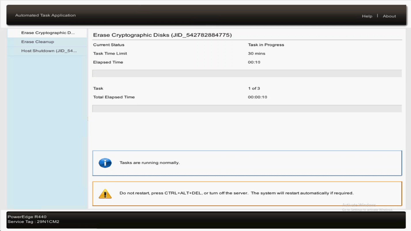 Secure / Cryptographic Erase Drives in the Lifecycle Controller | Dell US