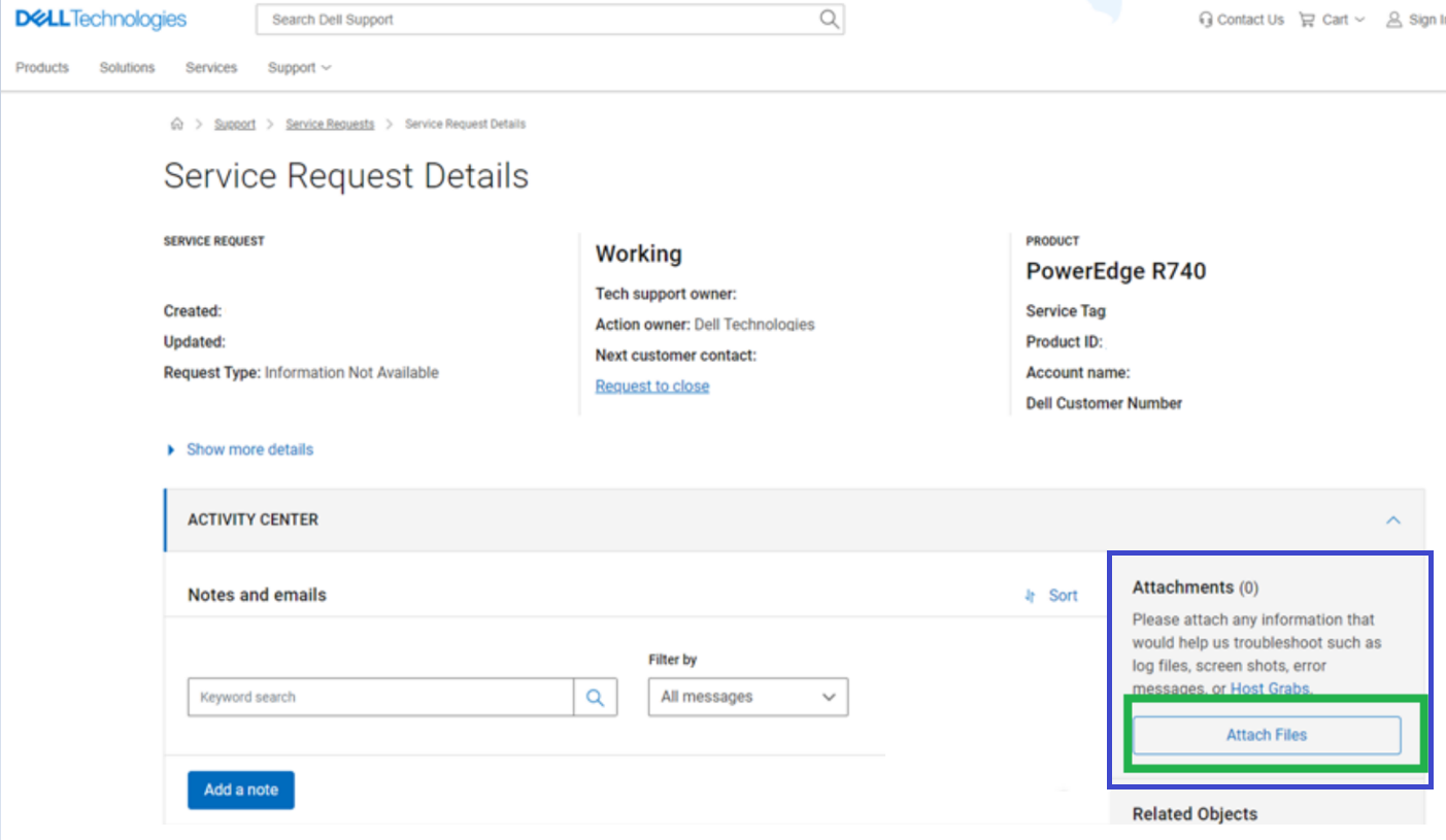 How To Share Log Files Screenshots And Error Messages With Dell