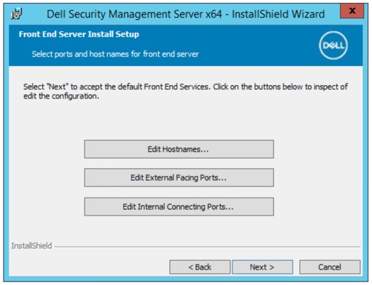 Instalowanie serwera Dell Data Security Server Front End | Dell Polska