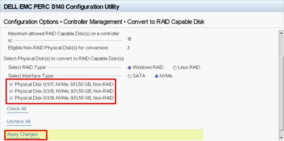 PowerEdge服务器如何通过PERC S140配置NVMe SSD RAID | Dell 中国