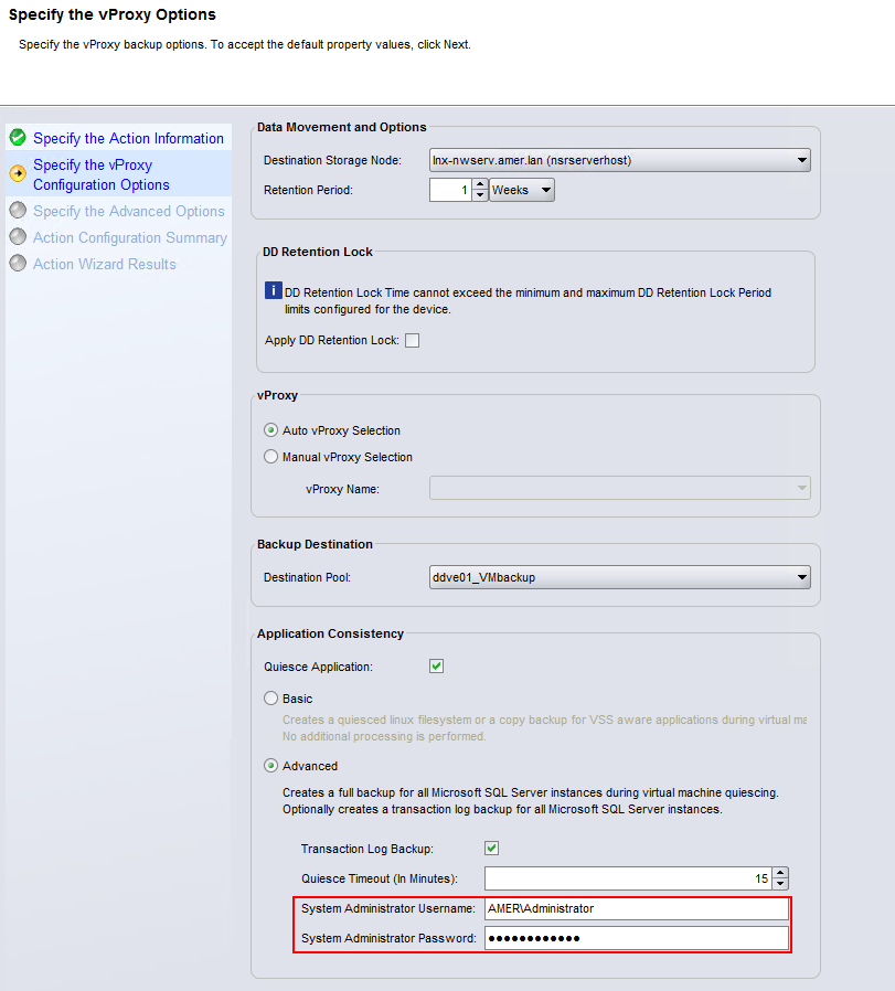Nvp Vproxy Sql Vm Msvmappagent Backups Fail With Error Received From Vproxy 400 Request 