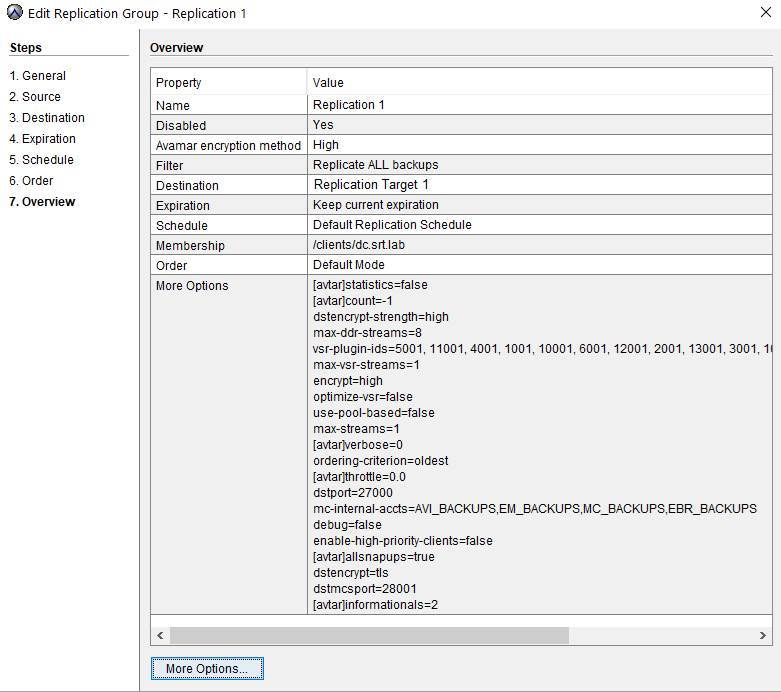Avamar: Configuring plug-in type replication to extend jobs beyond ...
