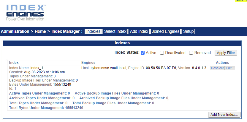 PowerProtect Cyber Recovery: Partially analyzed copies because an index is not selected | Dell ...