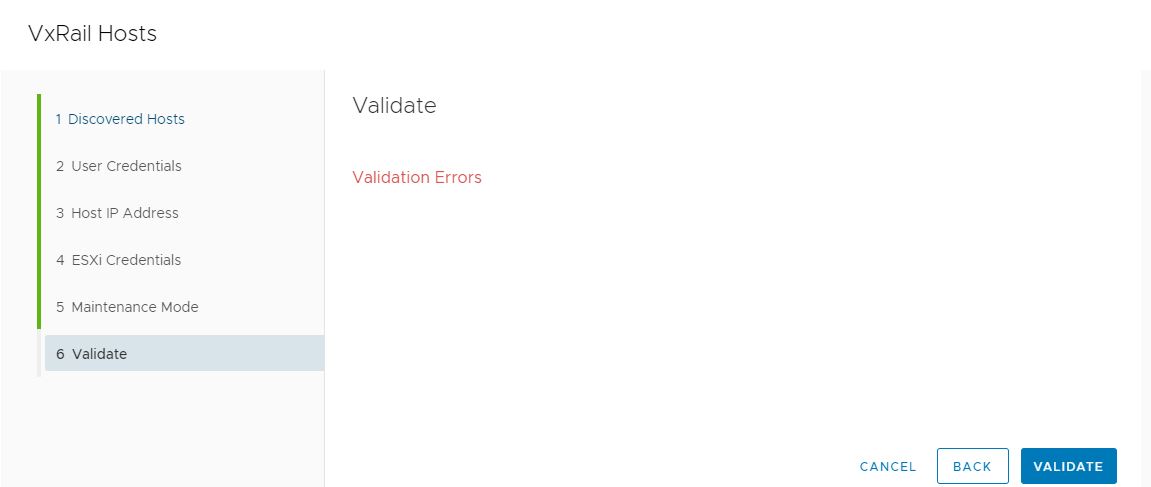 Dell VxRail: Node add fails at validation due to expired license | Dell Australia