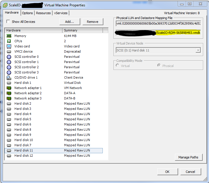 How to Identify the Physical location of an SVM Disk (RDM - Raw Device ...