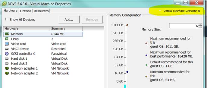 Data Domain: VMware virtual hardware versions supported on Data Domain ...