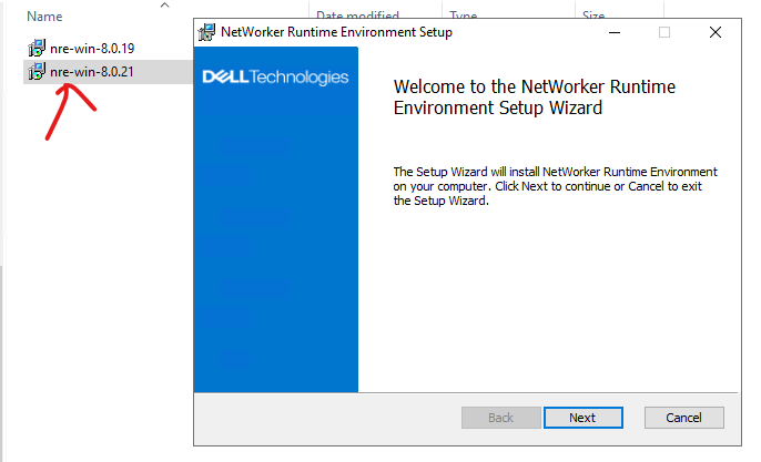 NRE 업데이트 후 NWUI(NetWorker Web UI) 로그인 실패 | Dell 대한민국