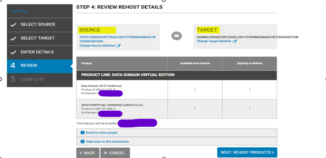 Move transfer Rehost my existing Power Protect Data Domain Virtual ...