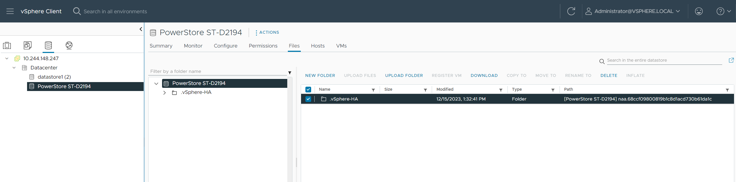 PowerStore: VSphere-HA vVols block appliance shutdown or removal | Dell US