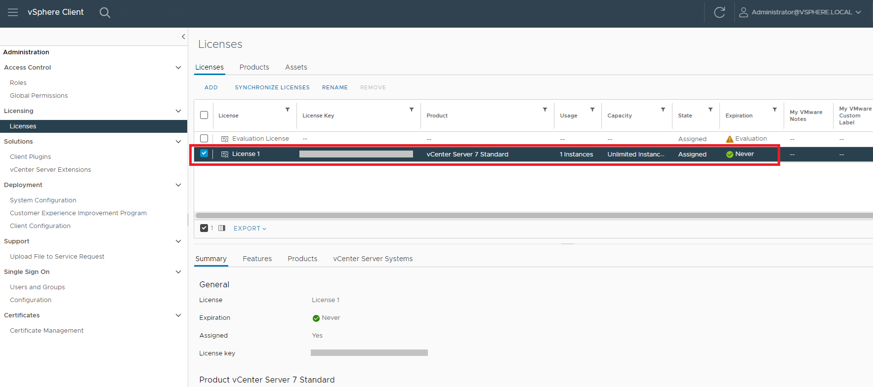 VxRail: How to assign a subscription license and remove the embedded ...