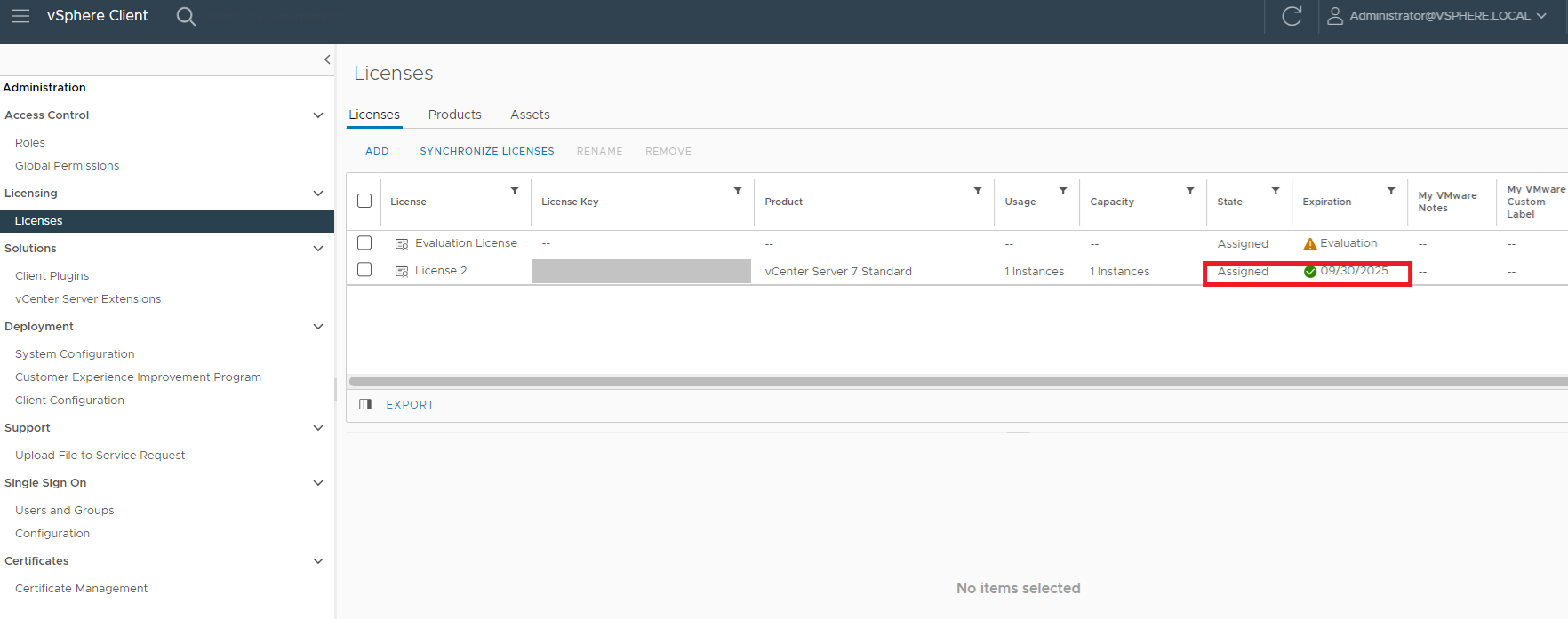 VxRail: How to assign a subscription license and remove the embedded ...