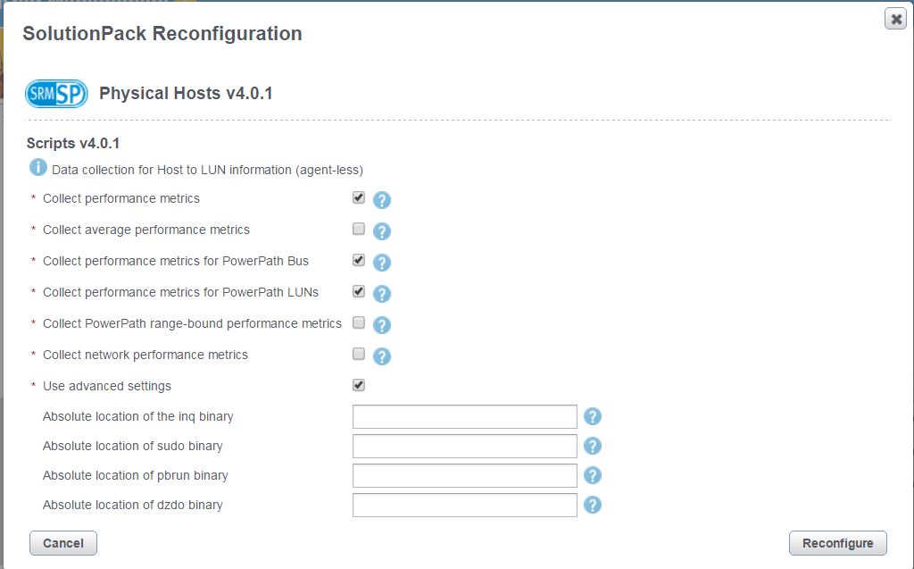 ViPR SRM: Are there any documented "dzdo" configuration steps for ...