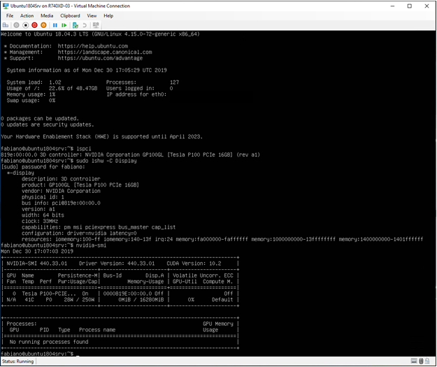 Ubuntu Server: How to Configure a GPU Using Discrete Device Assignment (DDA) on an Ubuntu ...
