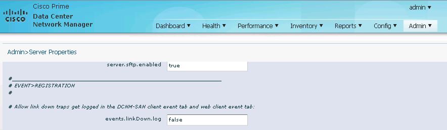 Cisco software : Data Center Network Management (DCNM) switch interface ...