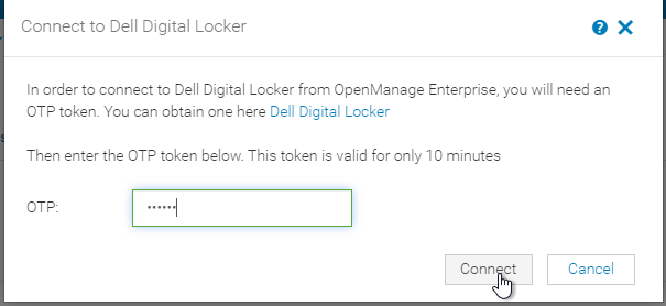 OpenManage Enterprise unable to connect to Dell Digital Locker | Dell US