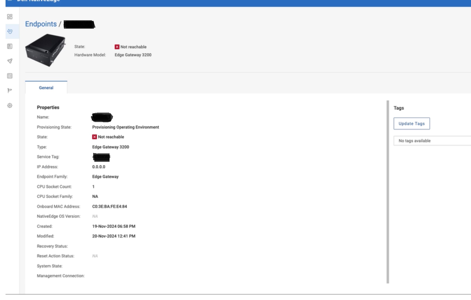 Dell NativeEdge: Domain label "local" is not supported | Dell US
