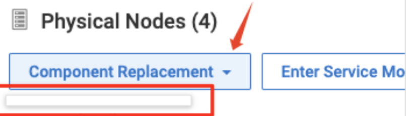Alternativet for utskifting av PowerFlex 4.x-disk er ikke synlig i menyen for utskifting av ...