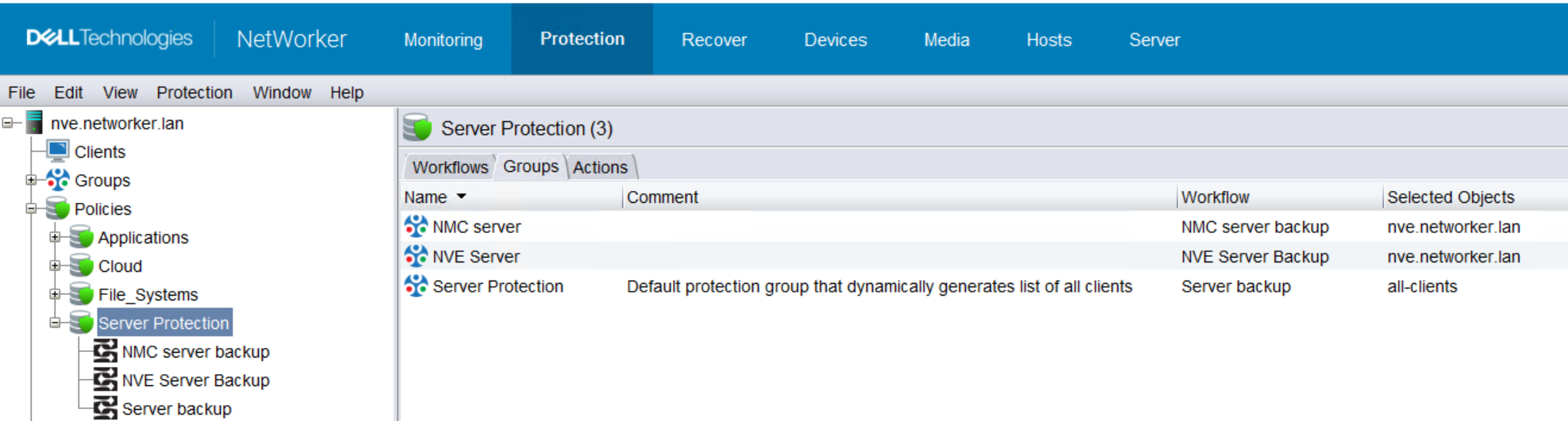 NetWorker Virtual Edition: NVE Yükseltmesi %92 de başarısız oluyor Configure NVE Server ...