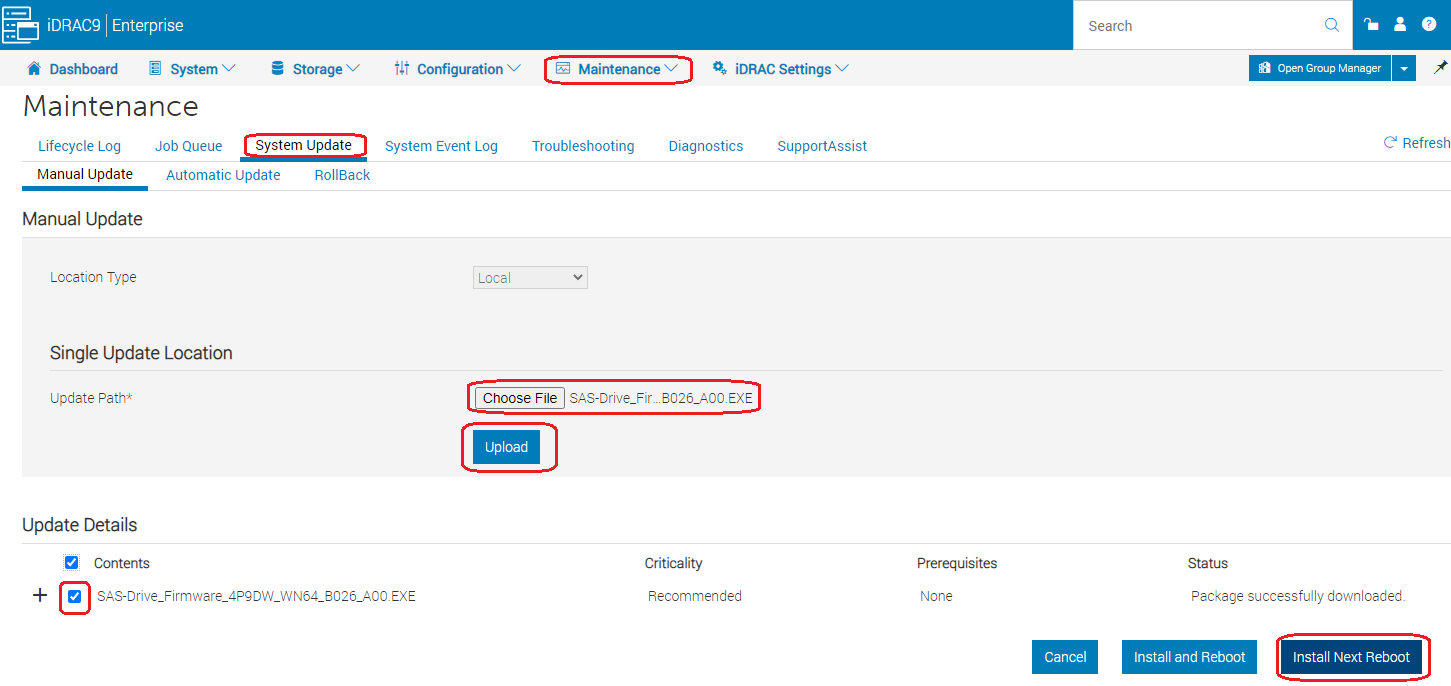 PowerFlex Cómo actualizar el firmware de disco en servidores PowerEdge ...