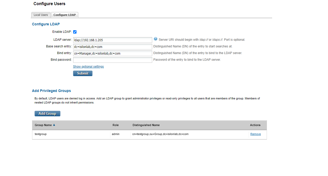 PowerScale: Isilon: LDAP-brukere kan ikke logge på InsightIQ 4.1.4.57 | Dell Norge