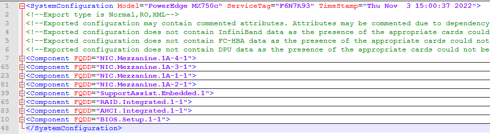 PowerEdge: iDRAC9 SCP Export Timeout or missing Config Components | Dell US