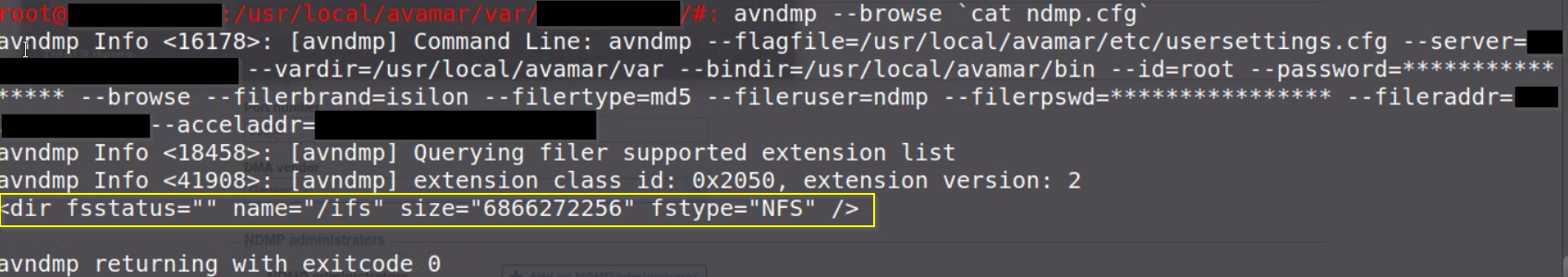 Isilon NDMP backup fails "NDMP: Failed to create snapshot" "Operation ...