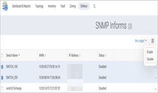 Connectrix SANnav: SANnav를 통해 SNMP 정보를 활성화 또는 비활성화하는 방법 | Dell 대한민국