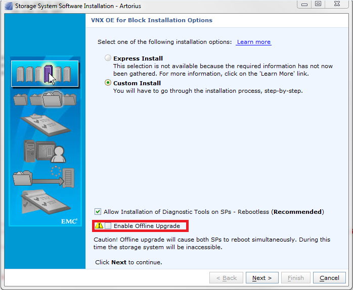 VNX: What is the difference between Non-Disruptive Updates (NDU) and ...