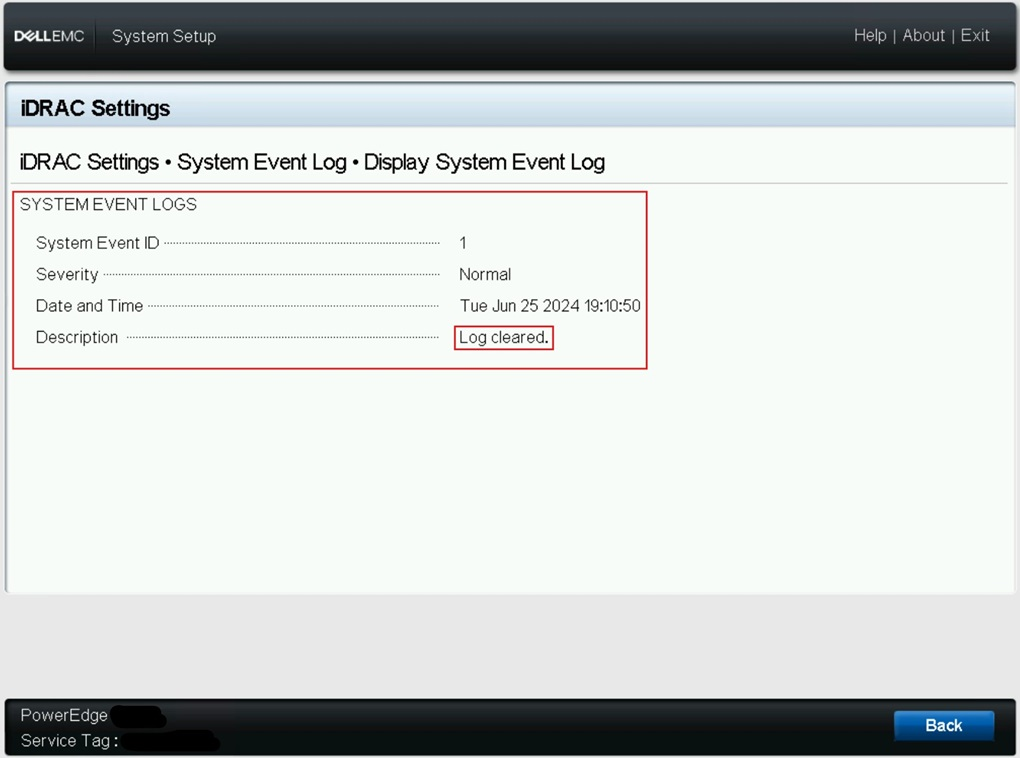 PowerEdge: How to View or Clear the System Event Log | Dell US