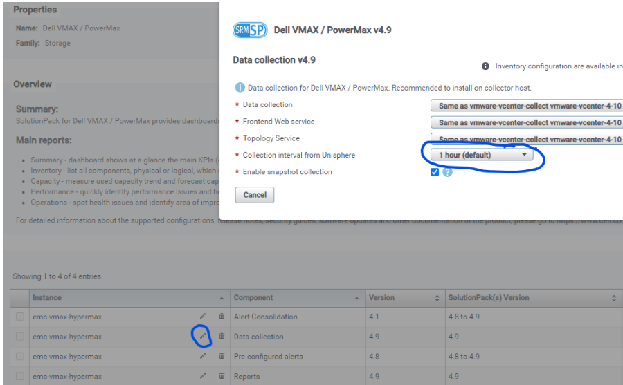 SRM 4.x PowerMax SolutionPack은 디바이스/LUN 데이터를 수집하지 않습니다. | Dell 대한민국