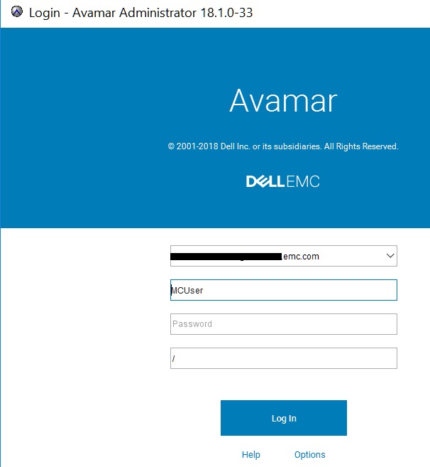 Avamar: Administrator User Interface: (MCS UI) - Where are the Avamar ...