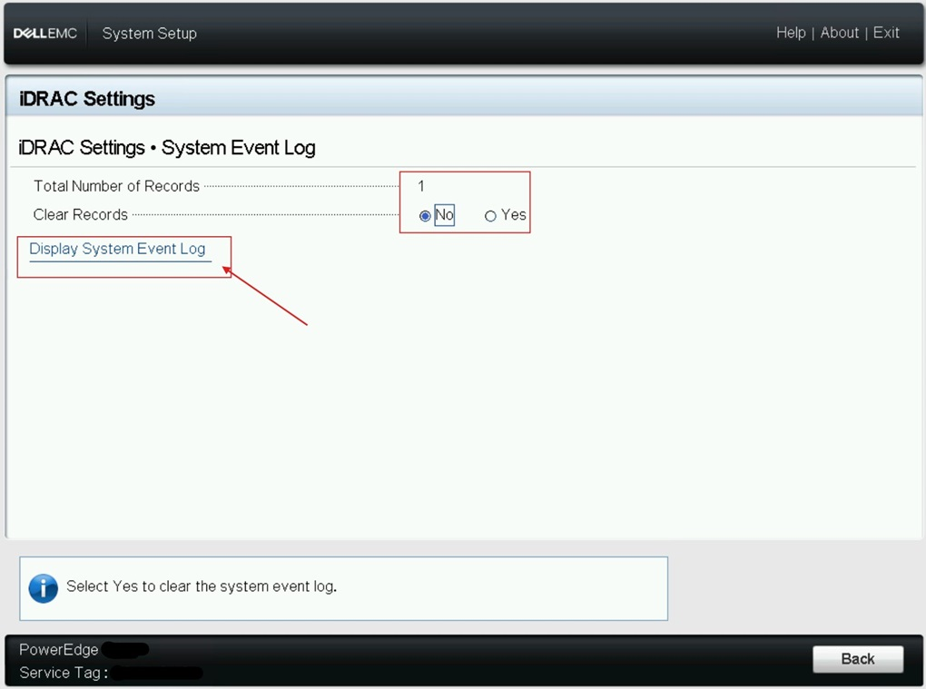 PowerEdge: How to View or Clear the System Event Log | Dell US