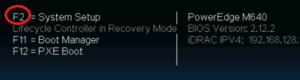 PowerEdge-Enabling the Lifecycle Controller when it is in Recovery Mode ...