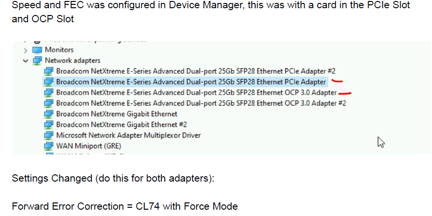 PowerEdge: Resolving NIC connectivity Issue with Broadcom NICs BCM57414 and Cisco Switches for ...