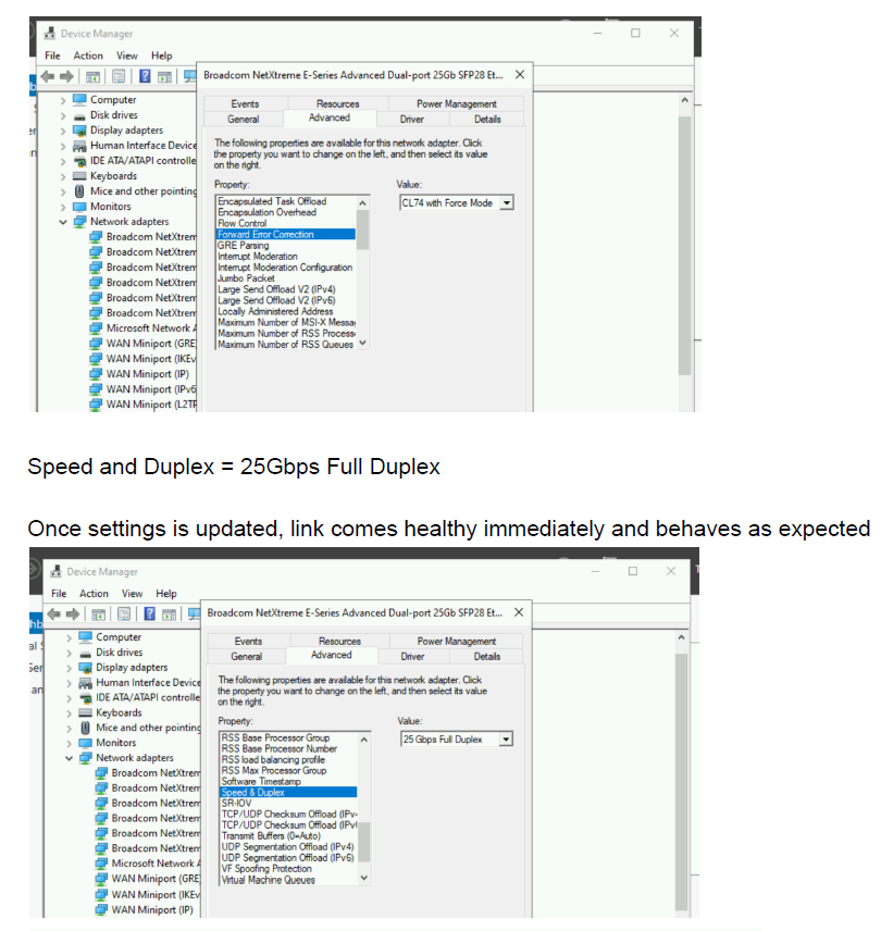 PowerEdge: Resolving NIC connectivity Issue with Broadcom NICs BCM57414 and Cisco Switches for ...