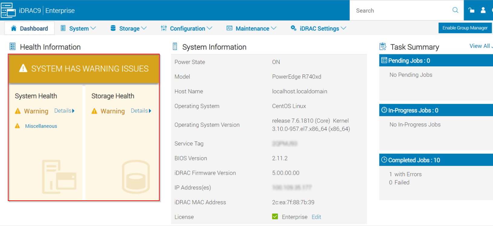 iDRAC: Third-Party NVMe Drives Reporting CTL139 Warnings After Updating ...