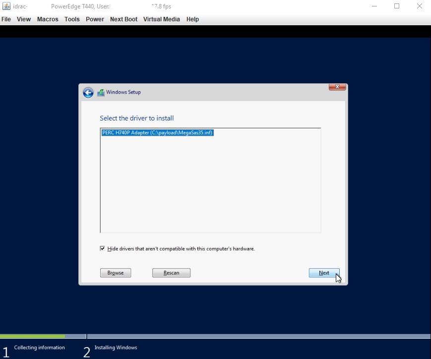 iDRAC: How to mount PERC/SPERC drivers during windows installation ...
