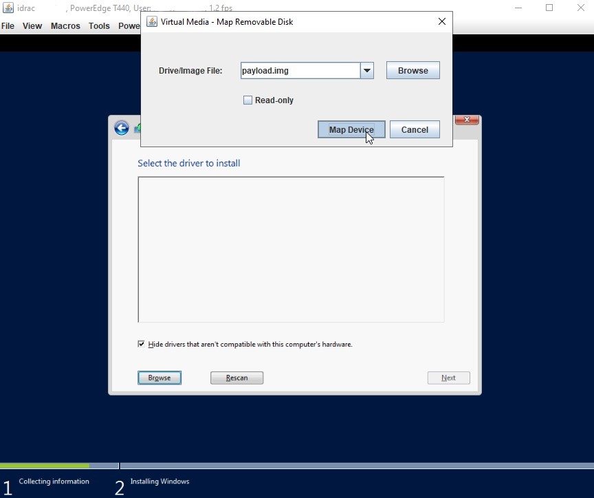 iDRAC: How to mount PERC/SPERC drivers during windows installation ...