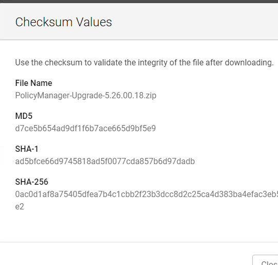 Conectividade E2E – Validação da soma de verificação de PM do SCG de ...