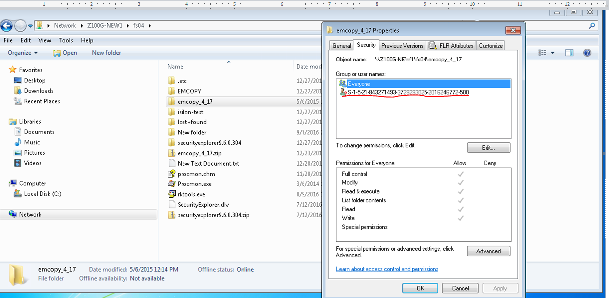 Dell Unity Vdm 이름 변경 후 로컬 사용자가 로컬 그룹 Administrators 계정을 통해 Cifs 공유에 액세스할 수 없음사용자 수정 가능