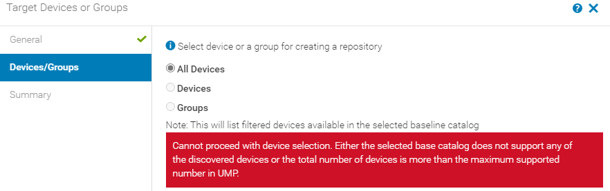 Error while creating a repository in Update Manager Plugin 1.2 in OpenManage Enterprise | Dell UK