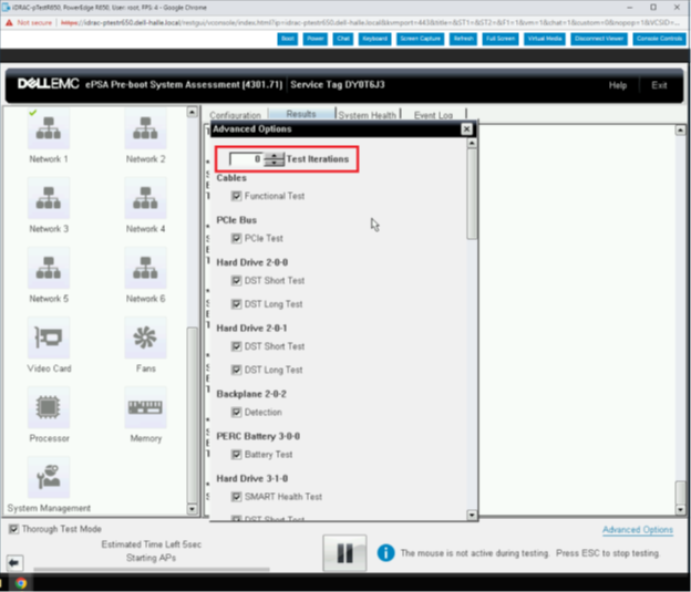 PowerEdge: how to use the ePSA tools to stress test the CPU | Dell Ireland
