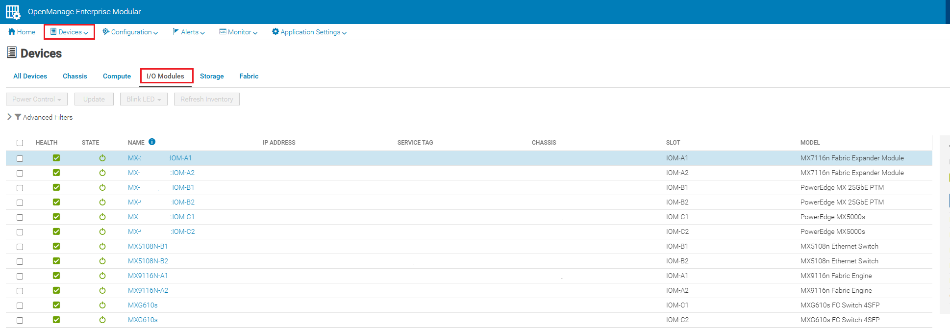 PowerEdge: How to find the service tag of Switch Module in the MX7000 ...